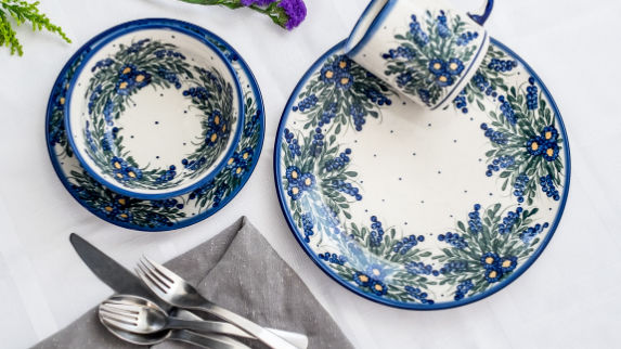 Blue Rose Polish Pottery | Polish Pottery, Stoneware, Ceramics and ...