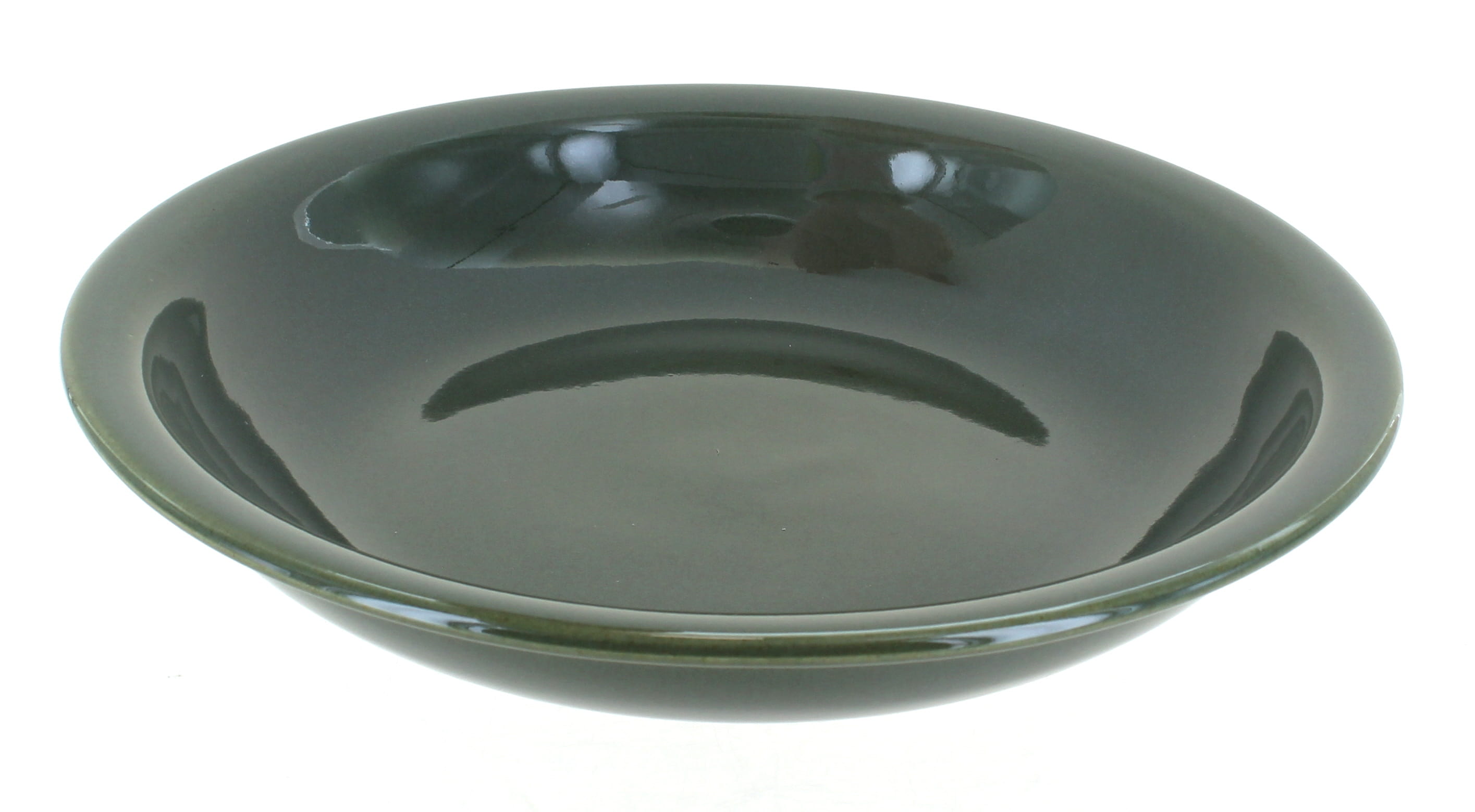 Blue Rose Polish Pottery | Olive Soup Plate