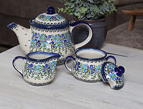 Polish Pottery Tea Sets