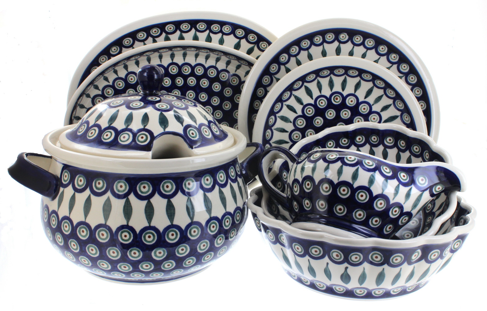 Blue Rose Polish Pottery | Dinnerware