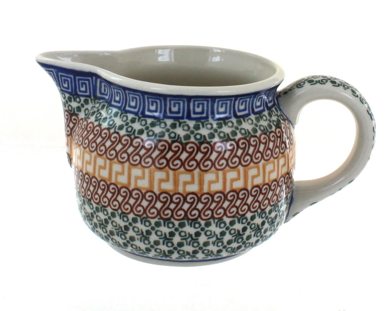 Blue Rose Polish Pottery | Athena Small Pitcher