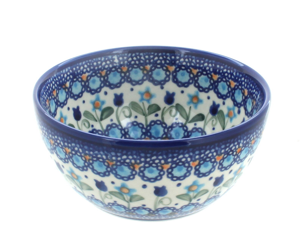 Blue Rose Polish Pottery | Savannah Dessert Bowl